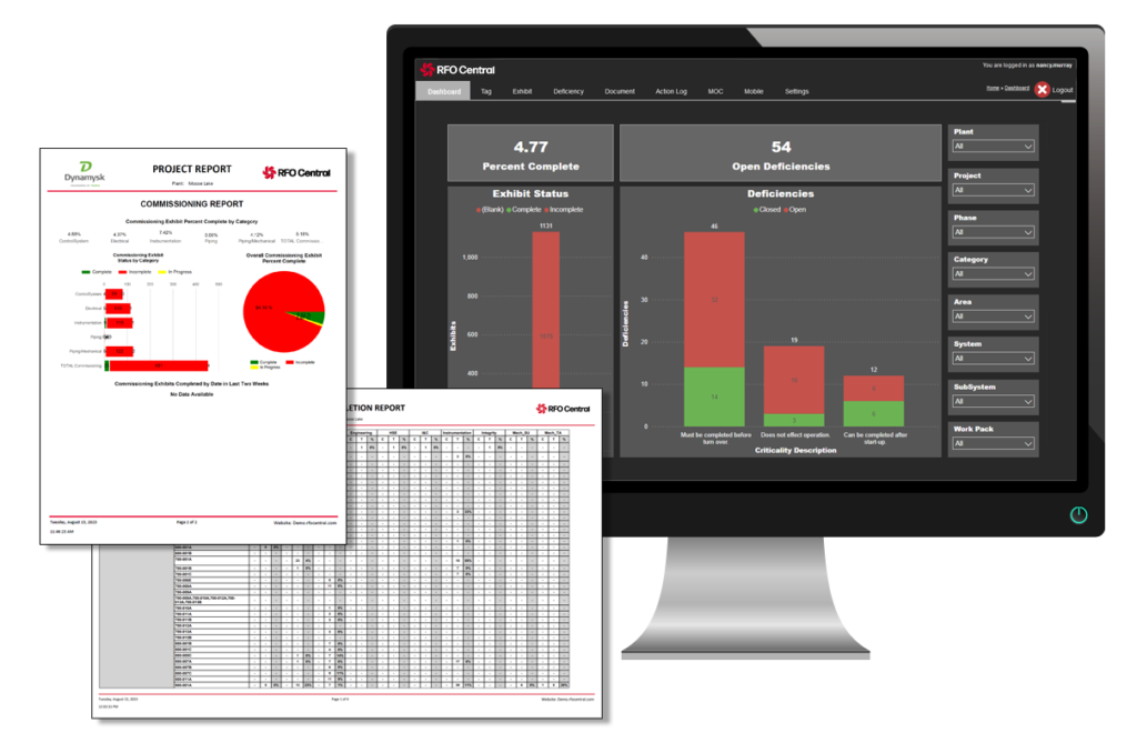Feature-rich data, workflow & doc management completions software